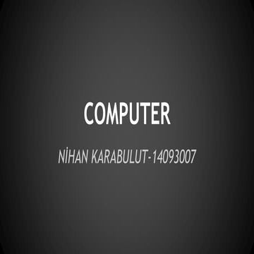 Nihan Presentation | PPT