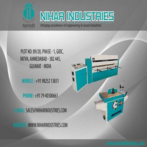 Laminate Cutting Saw, furniture machinery | PPTX