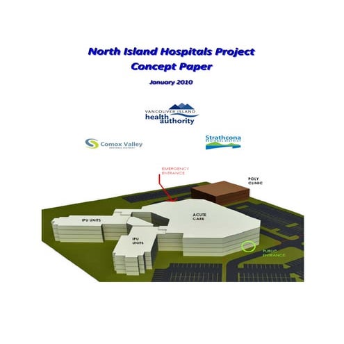 North Island Hospitals Project, Concept Paper | PDF