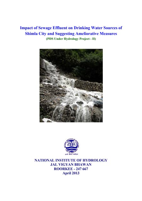 Water resource engineering project list | PDF