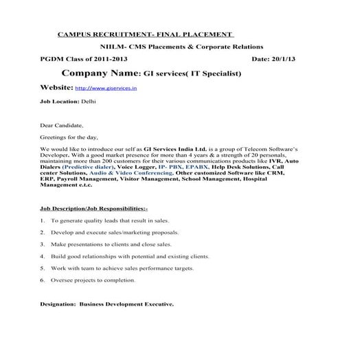 Jimmy Joubert CV | PDF