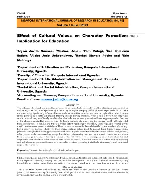 National Traditions and Customs in the Family Upbringing of Karakalpak ...