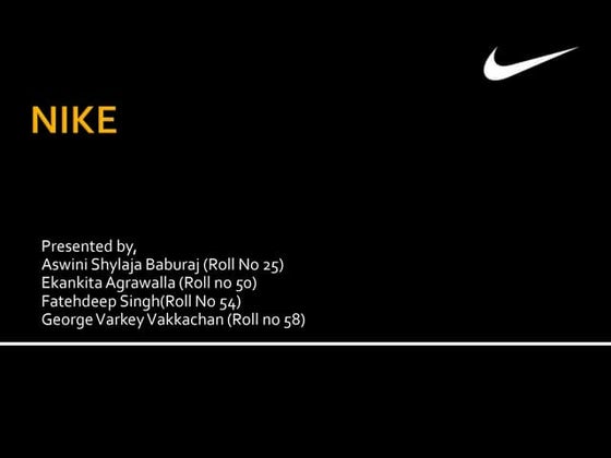 Nike Brand Guidelines | PPT