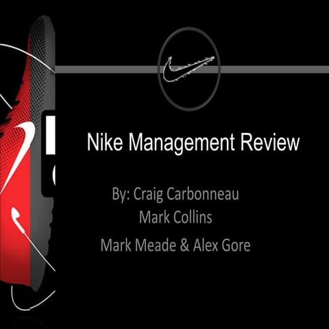 Nike Management Review | PPTX