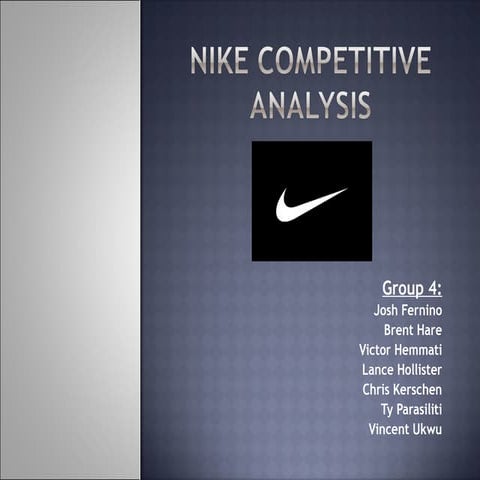 NIKE Marketing analysis | PPTX