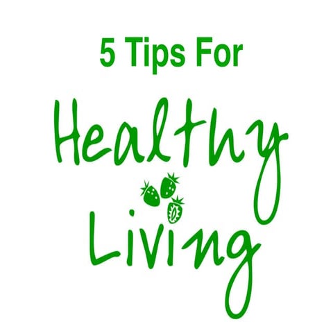 5 Health Tips | PDF