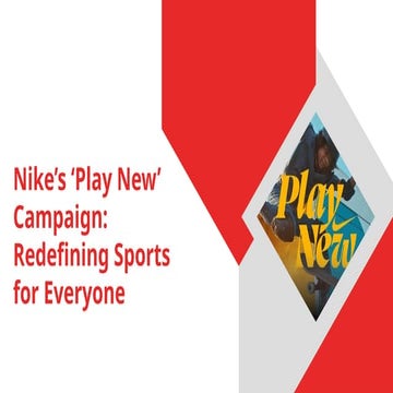 Nike Play New Presentation by Louise Ann | PPTX