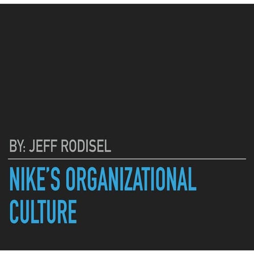 Human Resource Management of Nike | PPTX