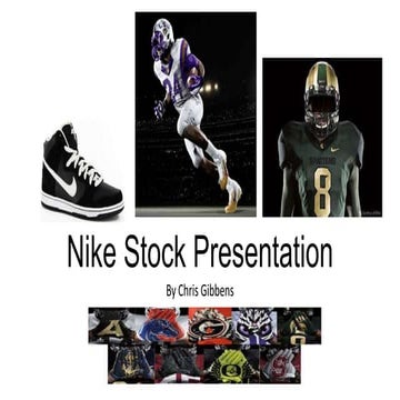 Nike stock presentation | PPT