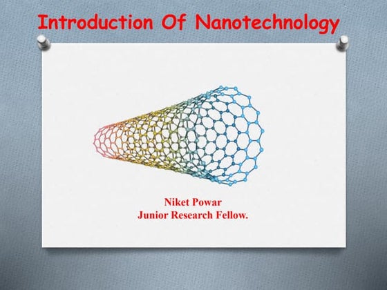 Nanomaterial and their application | PPT