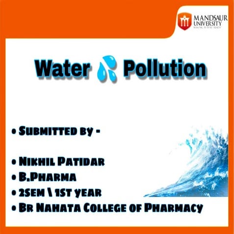 Nikhil patidar PPt for Water Pollution (1) (1).pdf