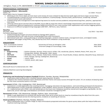 Nikhil resume | PDF