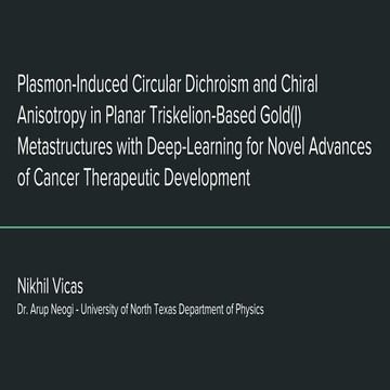 Nikhil Vicas presentations