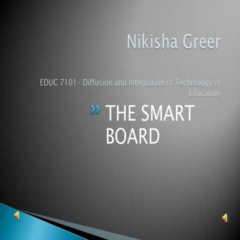 Nikisha Greer Educ 7101 Final Presentation #1 | PPTX