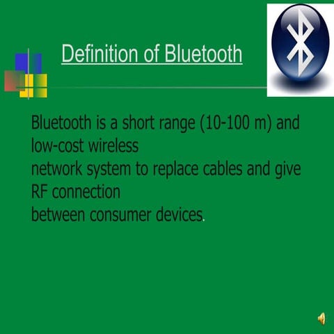 Definition of Bluetooth | PPT