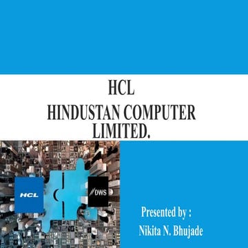 HCL Technology PPT( overview) | PPTX
