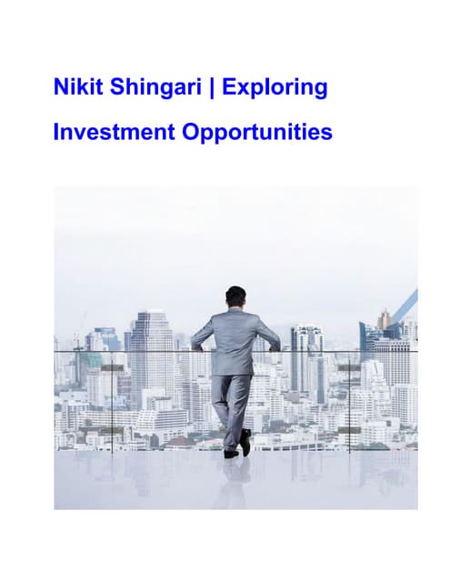 Nikit Shingari : Swing Trading For Beginners | PDF