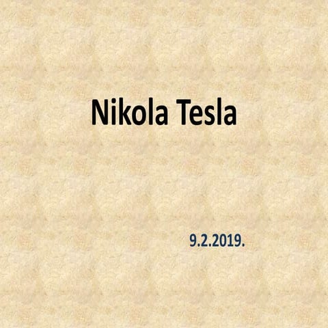 Nikola Tesla | PPTX