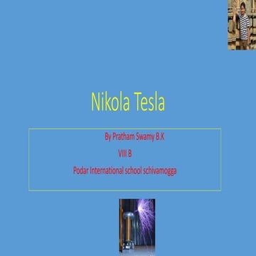 Nikola tesla | PPTX