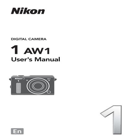 Nikon 1 AW1 - User Manual | PDF