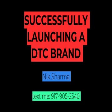 Modern Retail Summit Fall 2019 | Sharma Brands | PPT