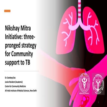 Pradhan Mantri TB Mukt Bharat Abhiyan (PMTBMBH) and Nikshay Mitra ...