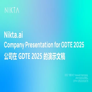 Nikta.AI - prodive cutting-edge AI solutions that make automation ...