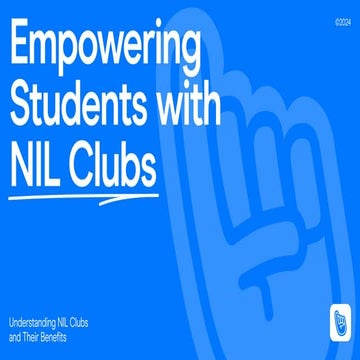 Get Closer to the Game: Join the NIL Club Revolution | PDF | Science Fiction | Genres