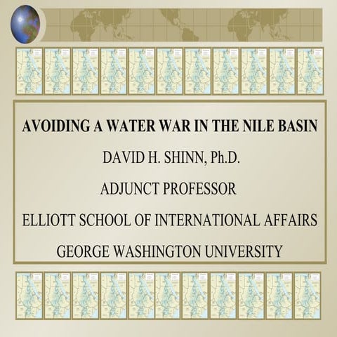 Avoiding a Water War in the Nile Basin | PPT