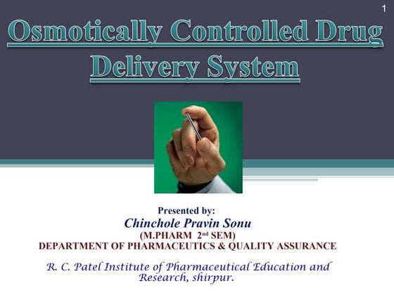 OSMOTIC drug delivery system slideshare.pptx