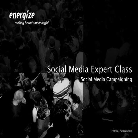 Nima, Social Media Expert Class, 2 maart 2010 | PPT