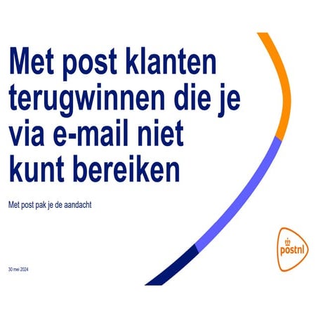 NIMA2024 | Met post klanten terugwinnen die je via e-mail niet kunt ...