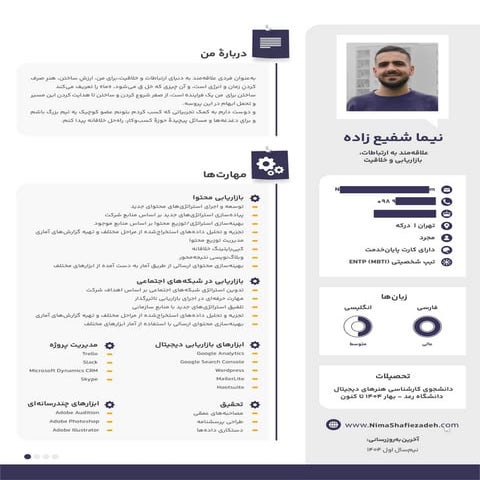 Nima Shafiezadeh CV | Building stories through strategy | PDF