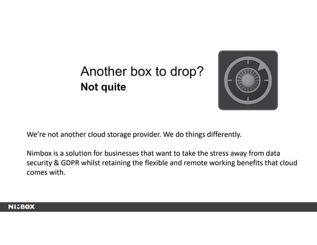 Nimbox Presentation Ppt