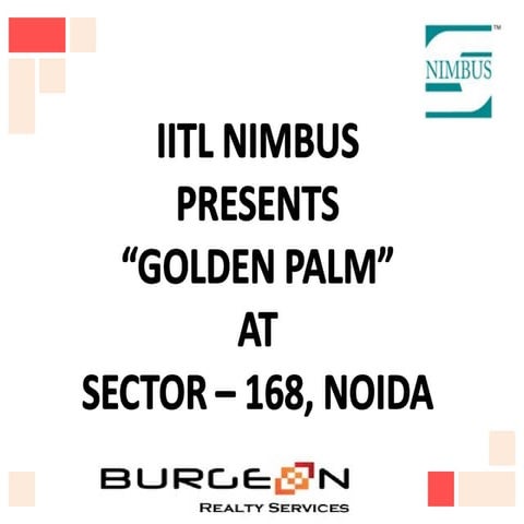 Nimbus Golden Palms Resale @ 9312276061 ,9953518822 Nimbus Golden Palm ...