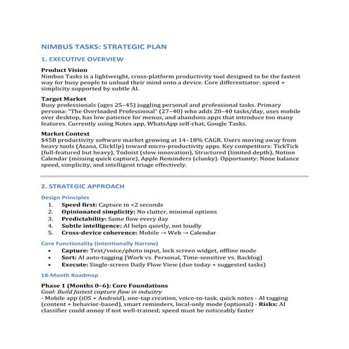 NIMBUS TASKS STRATEGIC PLAN - multi step multi chat on Geekflare ...