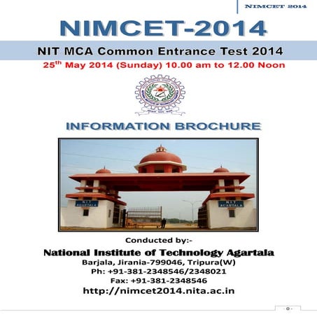 Nimcet 2014 | PDF