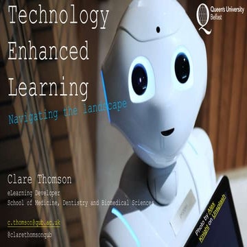 Technology Enhanced Learning: Navigating the Landscape | PPT