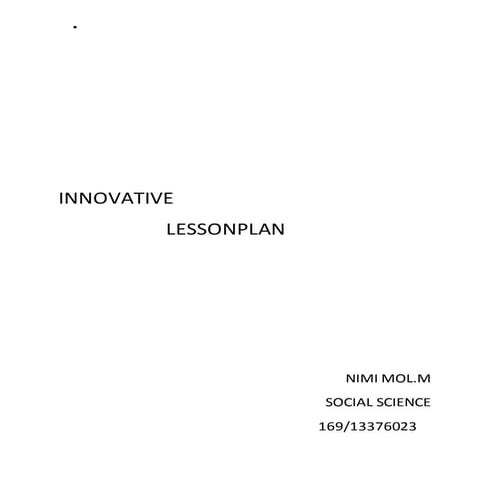 Nimmi LESSONPLAN | DOCX