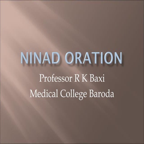 NINAD ORATION | PPT