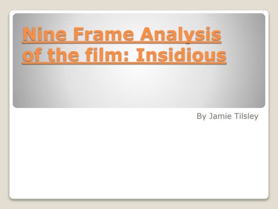 Nine frame analysis | PPT