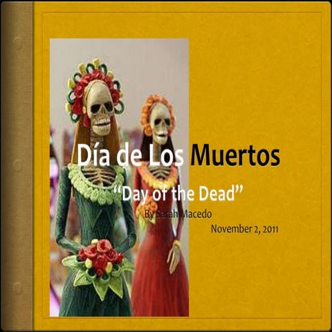 Dia de los muertos presentation | PPTX