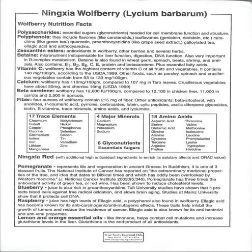 Ningxia Wolfberry (Lycium barbarum) | PDF