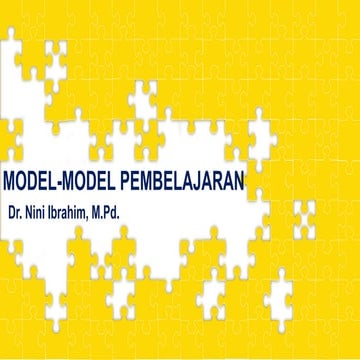 Model-model Pembelajaran | PPTX