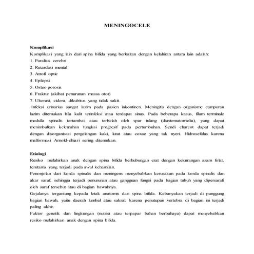 Anensefali (embriologi) | PPTX