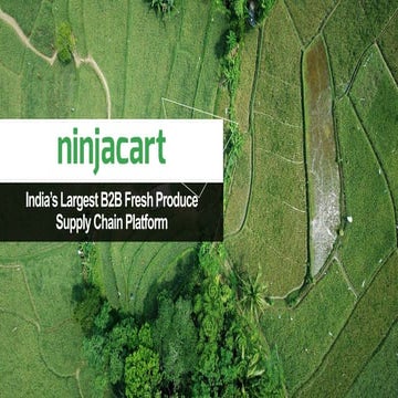 Supply Chain Manegement at Ninjacart | PPTX