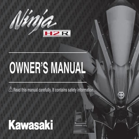 Kawasaki Ninja H2R service manual | PDF