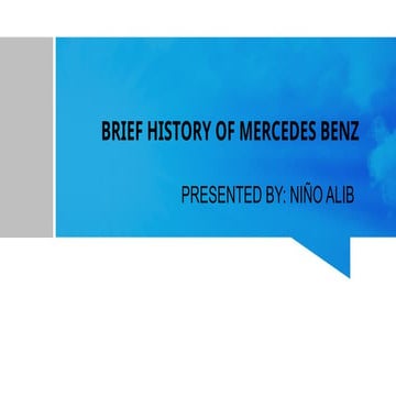Mercedes benz Presentation | PPTX