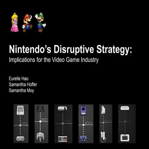 Nintendo's Disruptive Strategy | PPTX