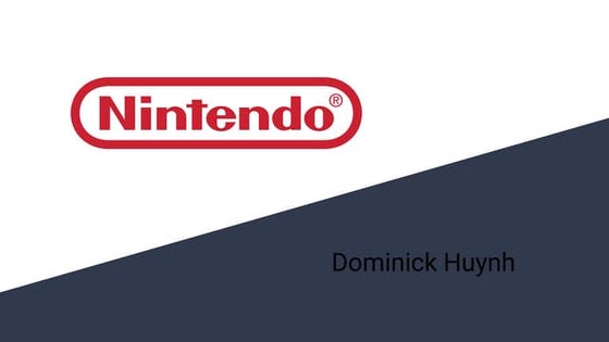Nintendo presentation | PPT
